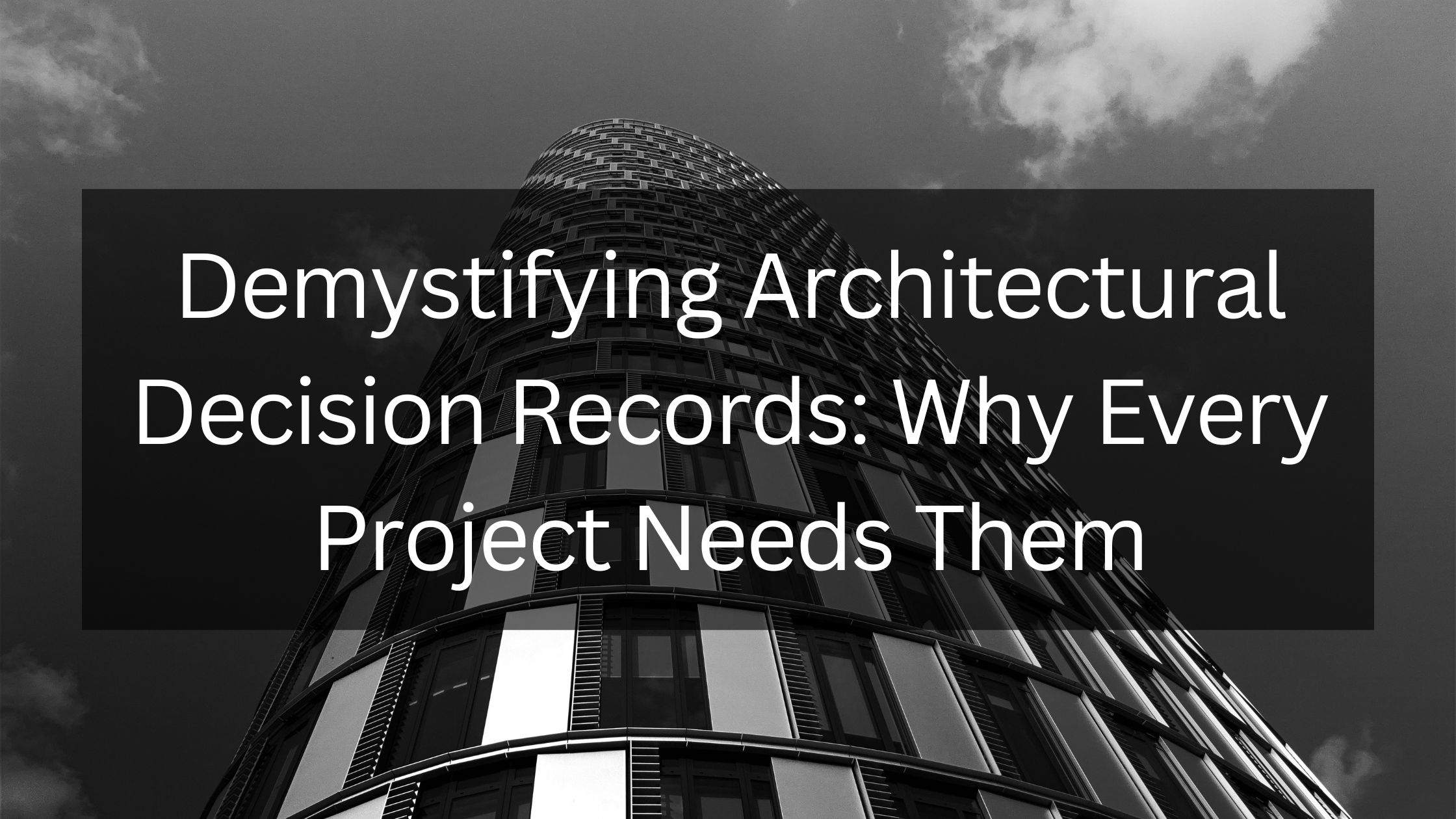 Demystifying Architectural Decision Records: Why Every Project Needs ...
