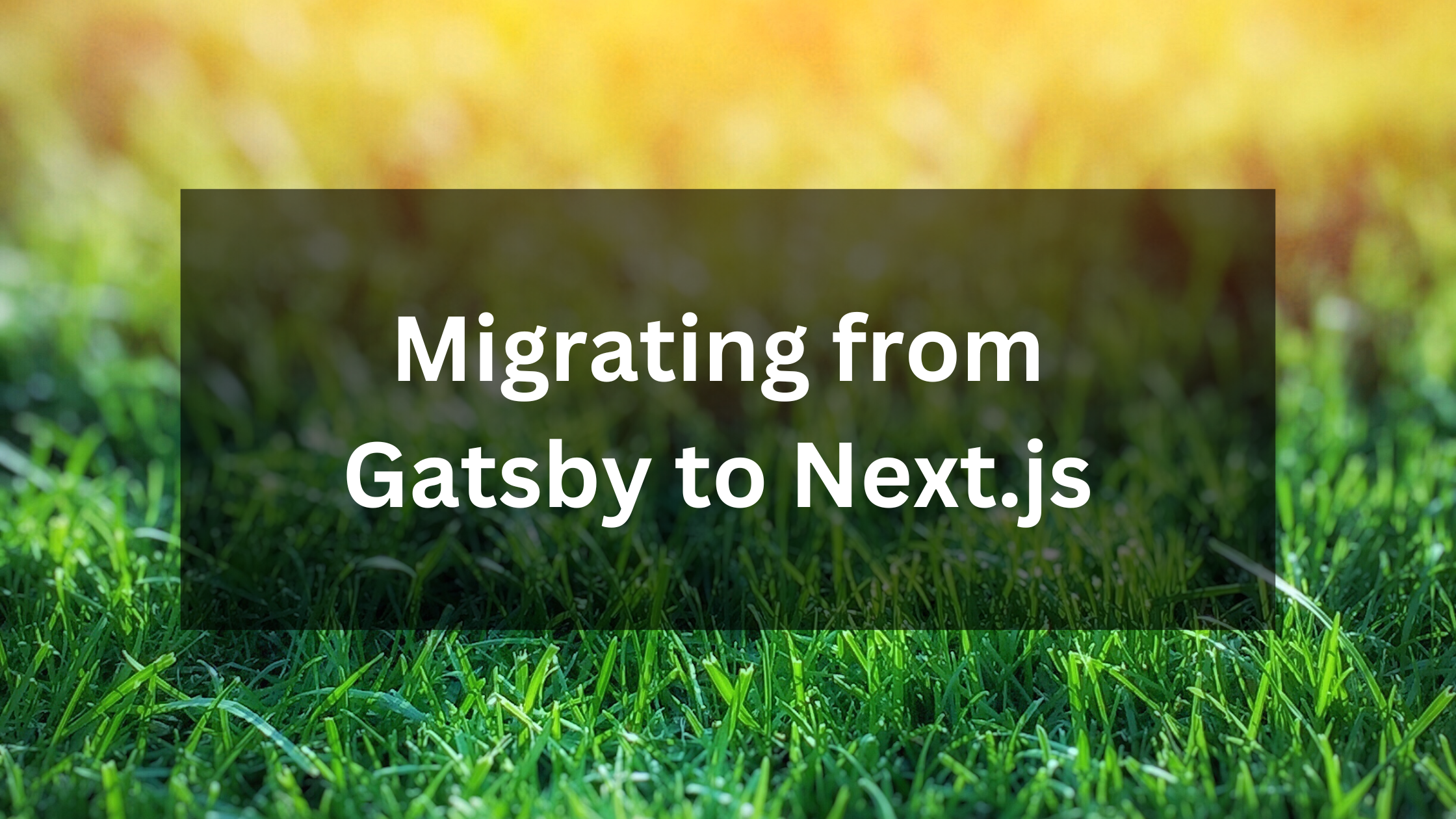 Migrating from Gatsby to Next.js | Dan Does Code