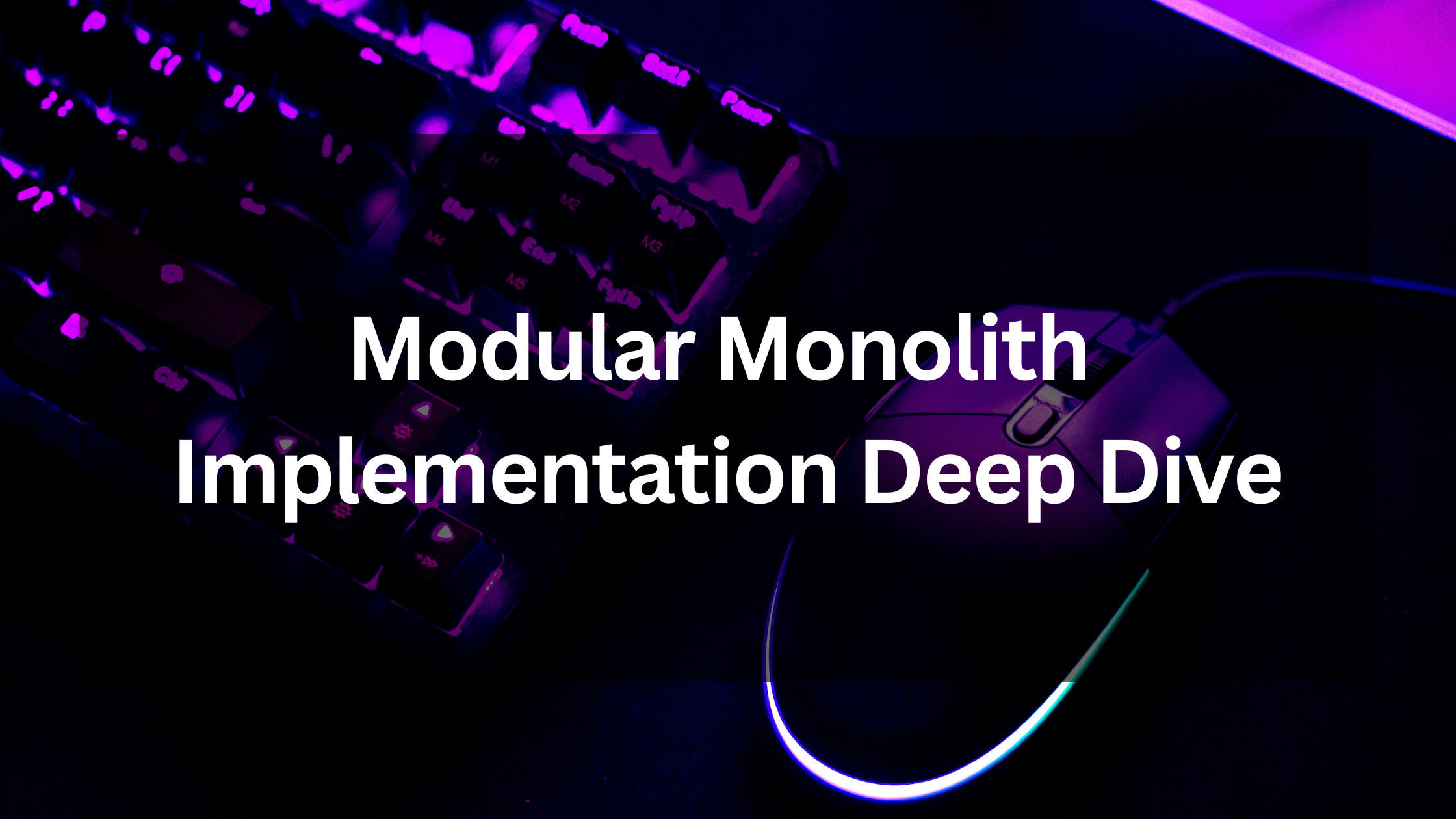 Modular Monolith - Implementation Deep Dive | Dan Does Code